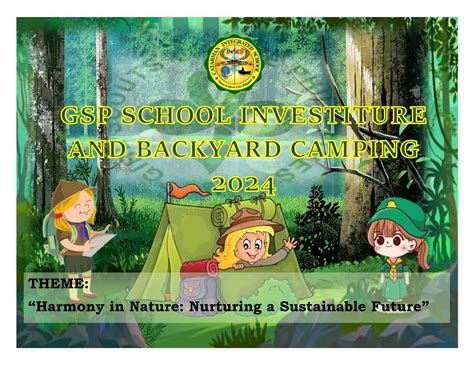 Tarp Girl Scout Investiture And Back Yard Camping Docx