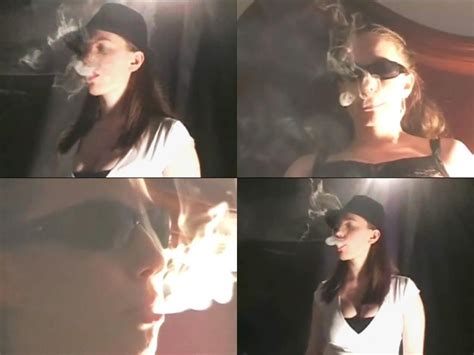 Smoking Fetish Clip Venue Titania Cigar Combo Quicktime