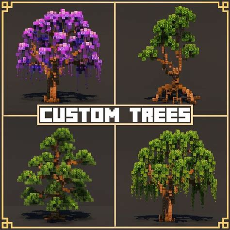 Custom Trees For Your Minecraft Builds