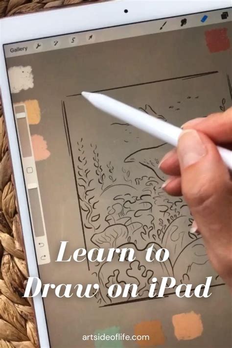 Learn To Draw On Ipad Digital Art Tutorial Procreate Ipad Art