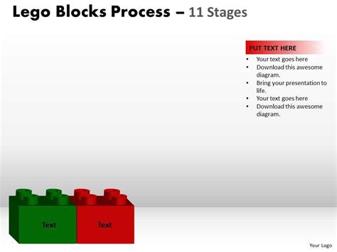 Lego Blocks Process Stages Style Powerpoint Slides And Ppt Templates PowerPoint