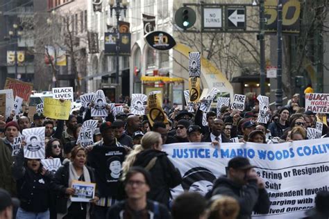 Protesters March Through City To Demand Justice For Mario Woods