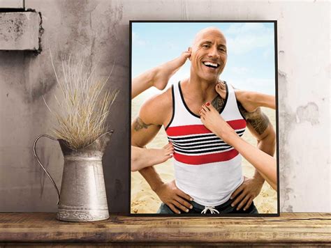Poster Dwayne Johnson Poster Dwayne Johnson Print Movie Poster Dwayne Johnson Photo