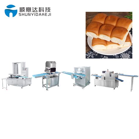 Soft And Light Brioche Burger Buns Production Line Industrial Bun Making Machine Bread Forming
