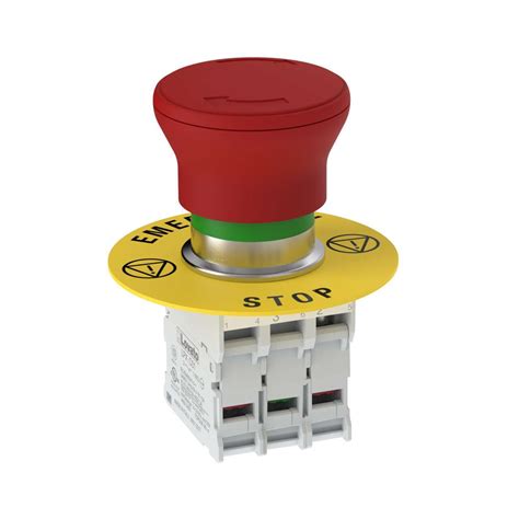 Ssa Ebm 12l Panel Mount Emergency Stop Button
