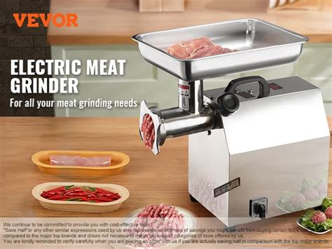 Vevor Electric Meat Grinder 794 Lbh Capacity 1100w 4600w Max
