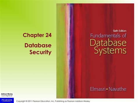 Chapter 6 Database Security And Authorization 4 Pdf