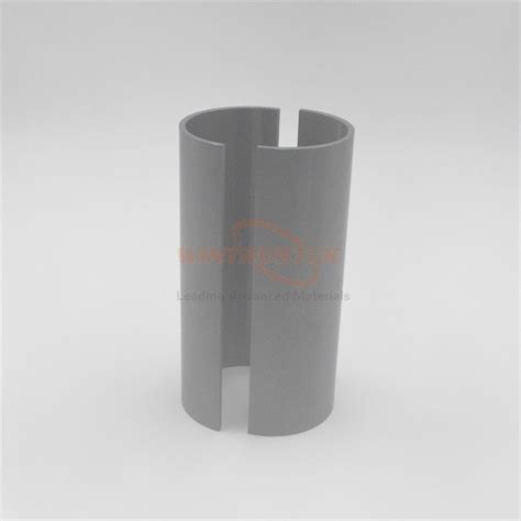 High Modulus Of Elasticity Silicon Nitride Ceramic Half Tube Silicon