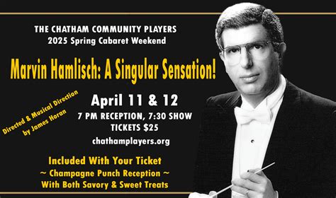 Chatham Playhouses Cabaret Weekend Returns This Spring With “marvin