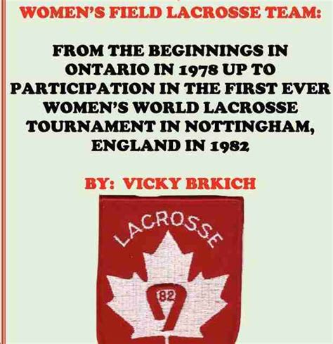 Womens Field Lacrosse 1982 History