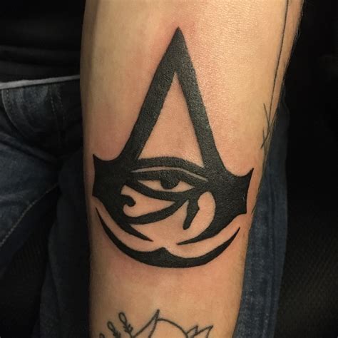 Assassin S Creed Symbol Tattoo An Assassin S Creed Tattoo Featuring The
