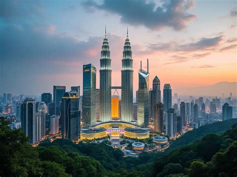 Kuala Lumpur Hauptstadt Malaysia Flag Match