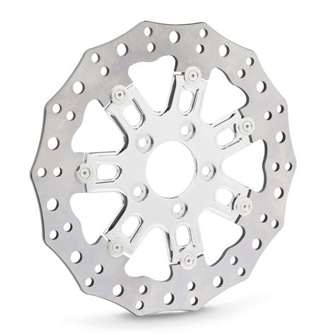 Arlen Ness 118 7 Valve Brake Rotor Hub Mount Chrome Harley