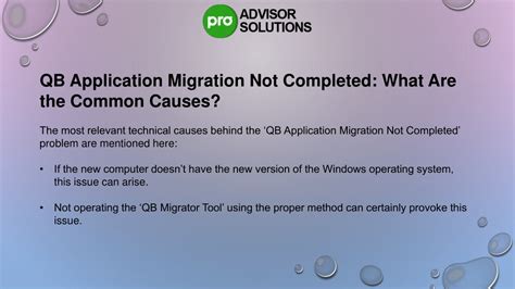 Ppt Easy Way To Rectify Quickbooks Migration Failed Unexpectedly Issue Powerpoint Presentation