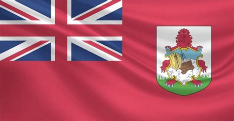 Premium Photo Flag Of Bermuda Flying In The Air 8