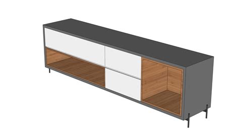 3d Credenza Turbosquid 2110767