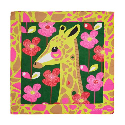 Erstwilder The Genteel Giraffe Square Scarf Willunga Gallery