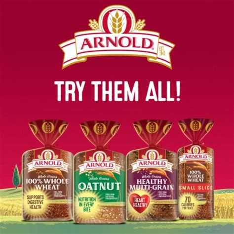 Arnold Small Slice Whole Wheat Bread 18 Oz Kroger
