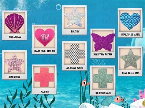 Choose 5 Pairs Kiki Nipple Stickers Nipple Pasties Rave Pasty