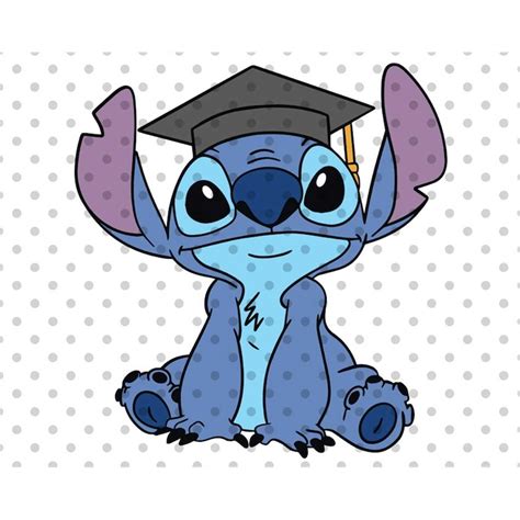 Stitch Graduation Svg Graduate Svg Class Of 2023 Svg Grad Inspire
