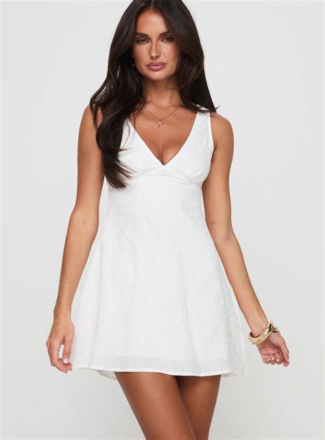 Adder Mini Dress White Princess Polly Usa