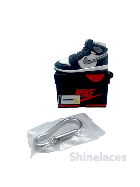 Air Jordan 1 Midnight Nike Airpod Case By Shine Laces
