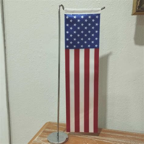 T Table Top American Flag American Desk Flag 250th Anniversary