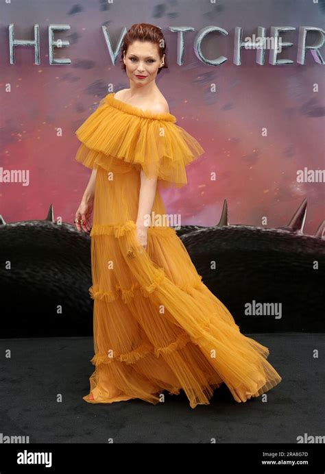 Jun 28 2023 London England Uk Myanna Buring Attending The Witcher Season 3 Uk Premiere