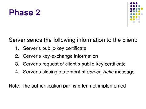Ppt Ssl Tls Part 2 Generating The Premaster And Master Secrets