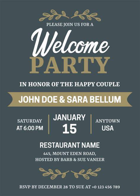 Welcome Lunch Invitation Free Luncheon Invitation Templates Venngage