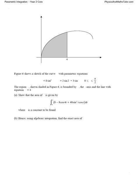 Parametric Integration Qp Pdf Mathematics Mathematical Objects