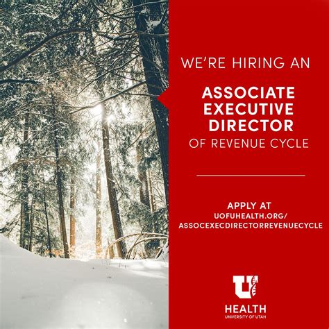 Associate Executive Director Revenue Cycle In Salt Lake City Utah