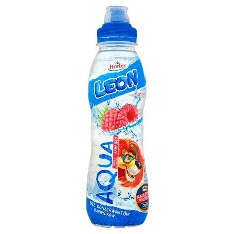 Hortex Leon Aqua O Smaku Maliny Napój Niegazowany 400 Ml Sklep