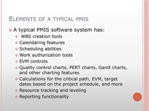 Project Management Information System Pptx