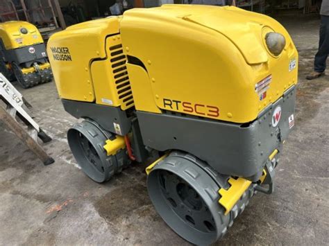 2015 Wacker Neuson Rtsc3 Remote Controlled Trench Compactor Roller We Ship In Hialeah Fl Usa
