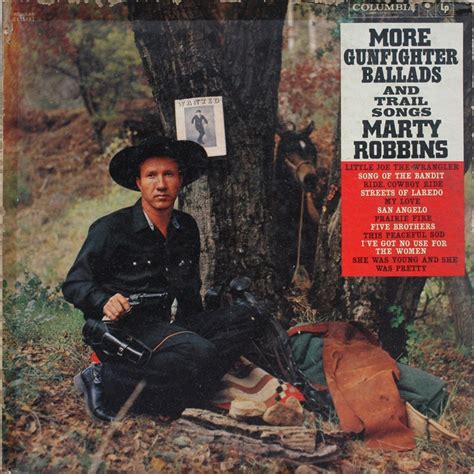 Marty Robbins More Gunfighter Ballads And Trail Songs Lyrics And