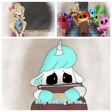 Who Is Good At Art Poppy Playtime Chapter 3 In 2025 Cute Drawings