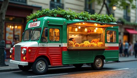 Italian Food Truck Stock Illustrations 1 345 Italian Food Truck Stock