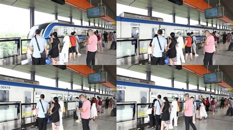 重庆轻轨（地铁）站台视频素材下载