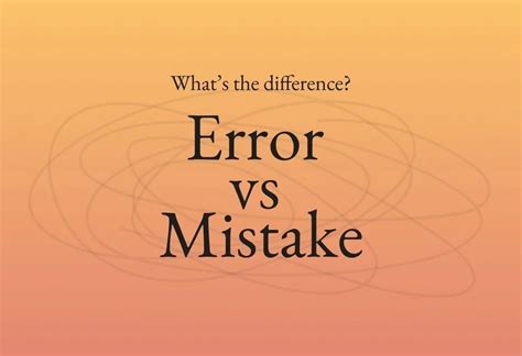 Errorvsmistake Rana Sarkar