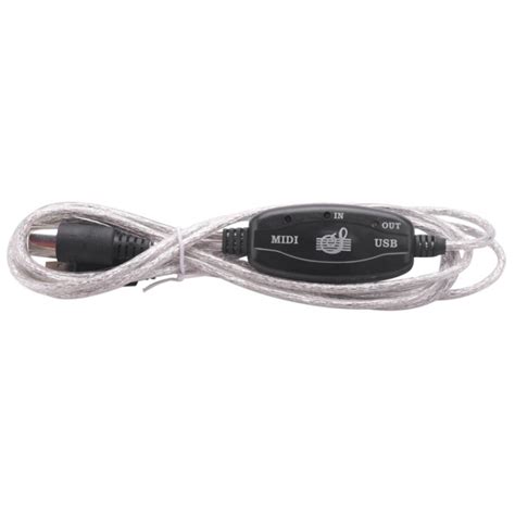 Midi To Usb Cable Converter Connector Pc To Synthesizer Music Keyboard