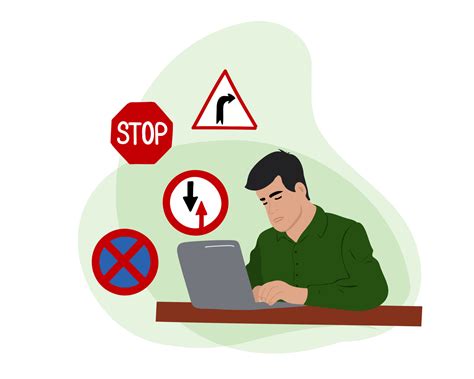 A Man Chooses An Answer To An Online Test Question Learning The Rules