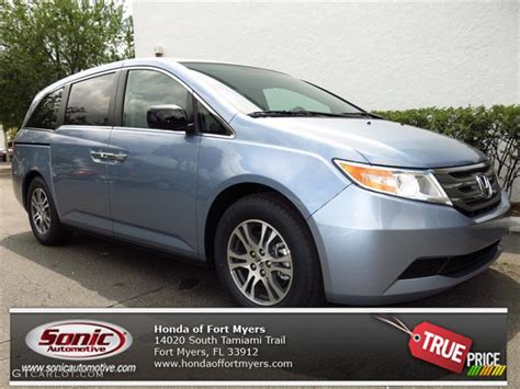 2013 Celestial Blue Metallic Honda Odyssey Ex L 79684455 Photo 6