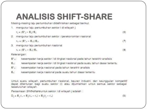 Analisis Shift Share Epp