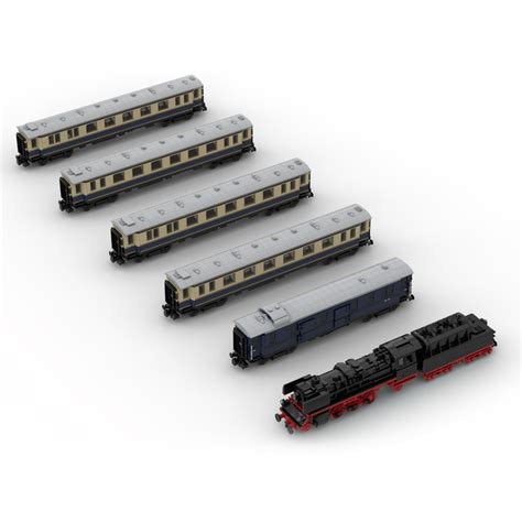 Moc 117307 Historical Passenger Train Letbricks