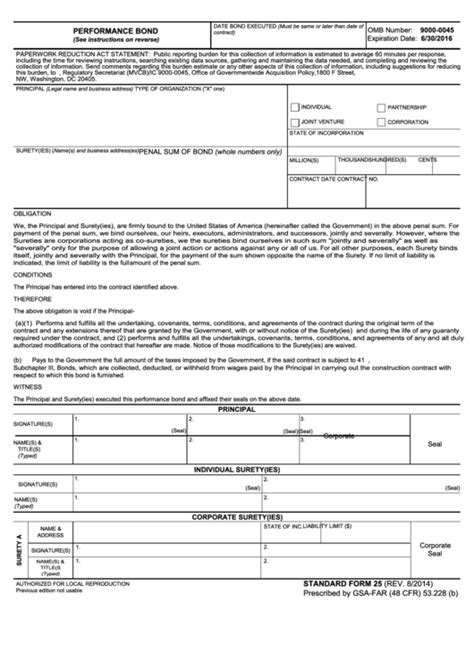 Fillable Standard Form Rev Printable Pdf Download
