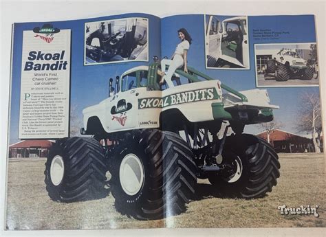 Truckin Magazine May 1985 Skoal Bandit Monster Truck 1958 Cameo