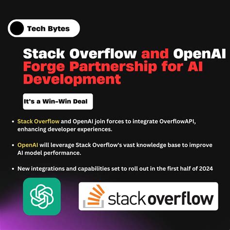 Stack Overflow And Openai Partner For Ai Tech Bytes Posted On The
