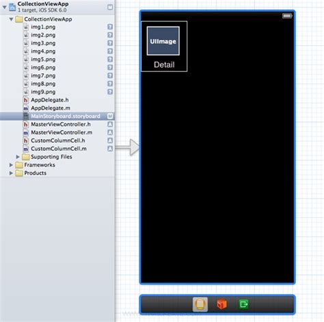 ios iphone collection view and master detail objective c iphone ipad