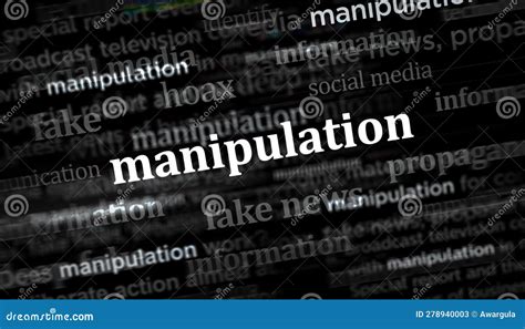 Manipulation Disinformation And Deep Fake News Headline Titles Media 3d Illustration